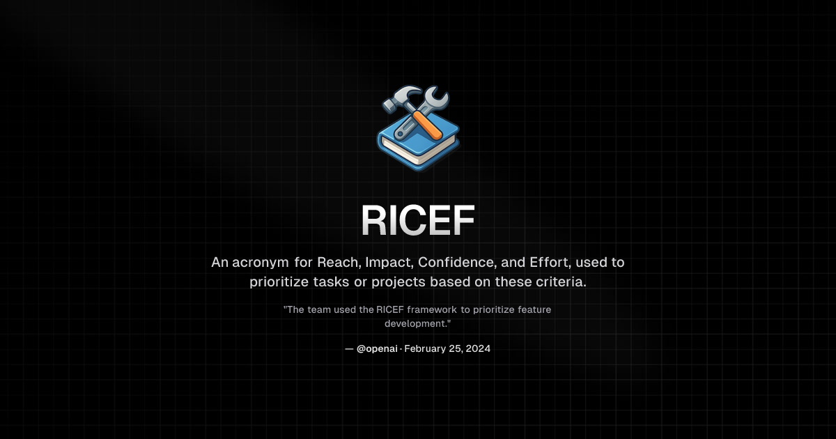 What is RICEF? | DevTerms