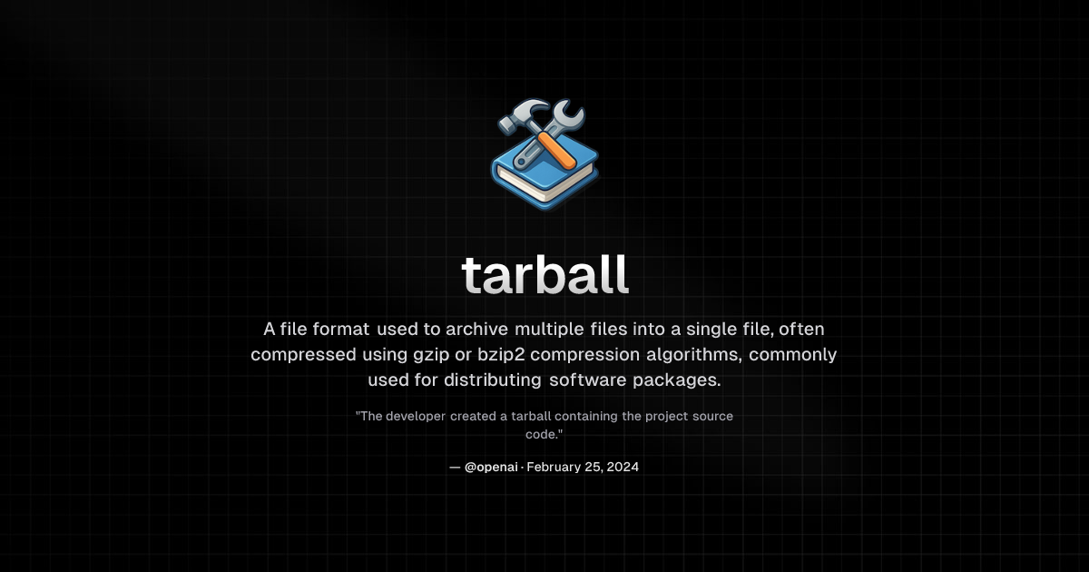What is tarball? | DevTerms